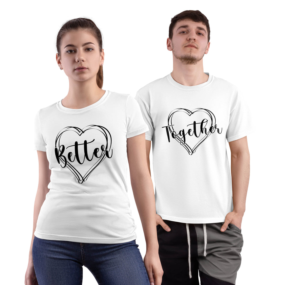 Buy Better Together Couple T-Shirt Online | The TSHRT